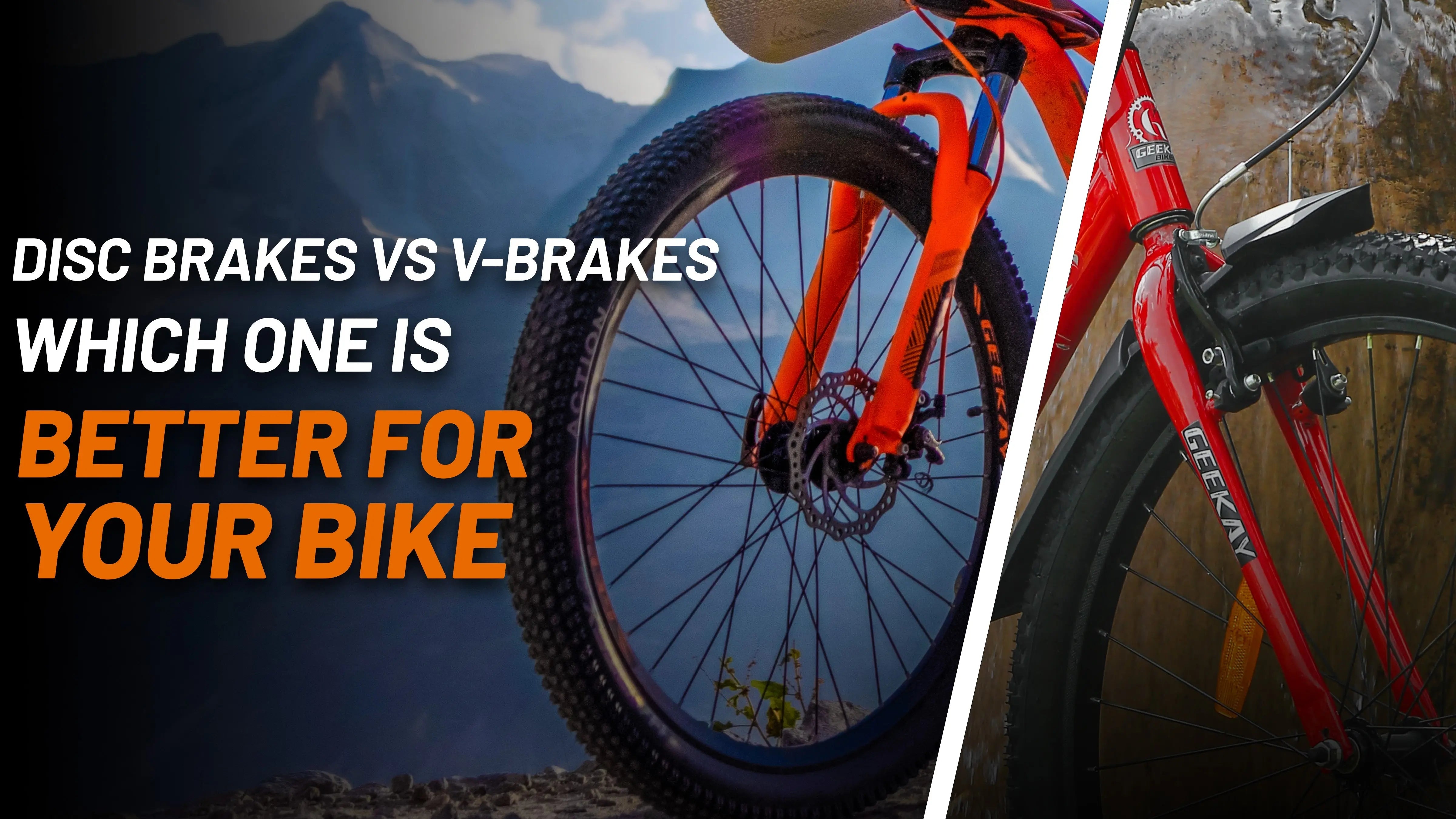 Disc Brakes vs V Brakes: Which Are Better? Making the Right Pick.