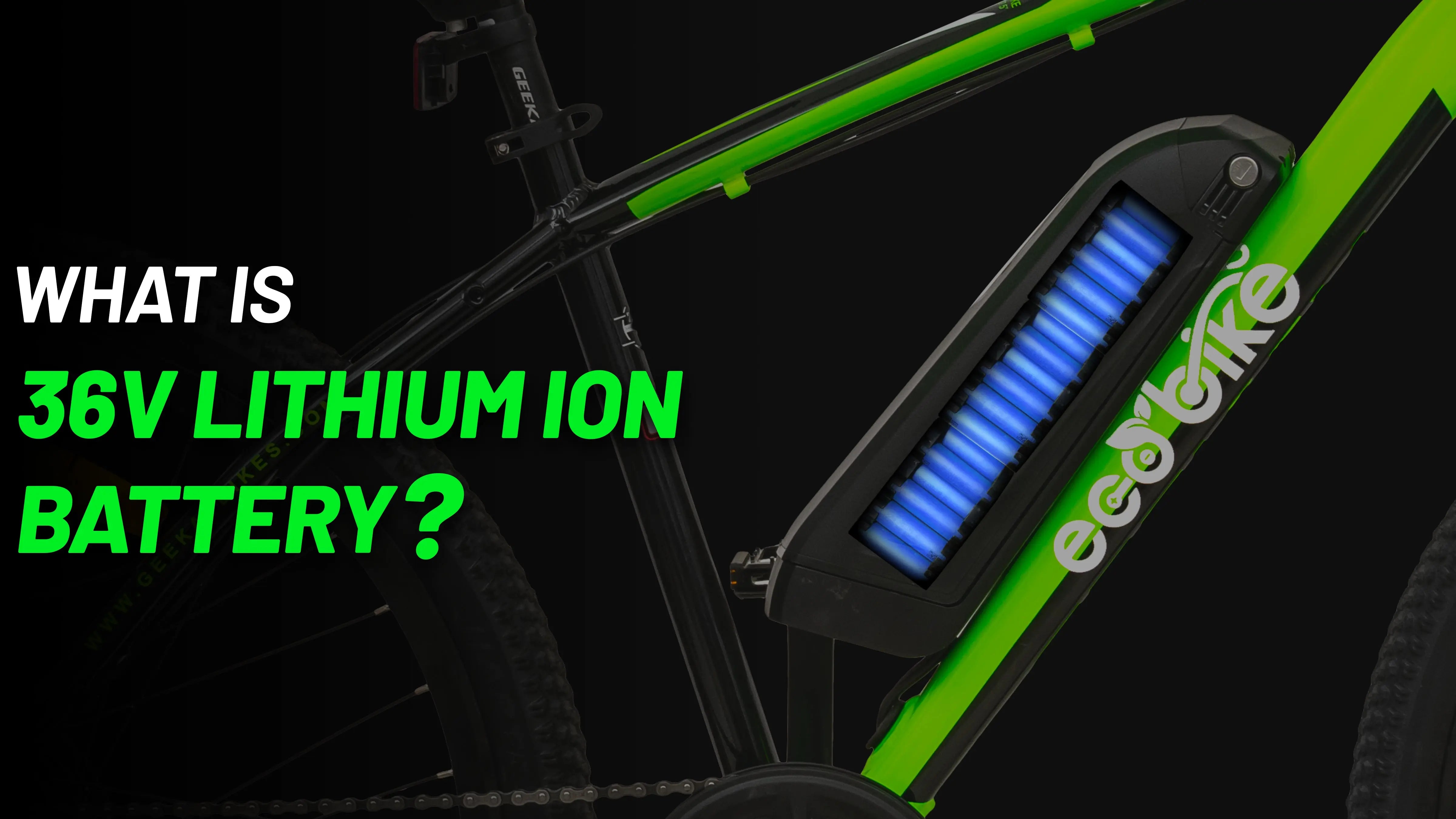 All About 36v Lithium ion Battery for Ebikes